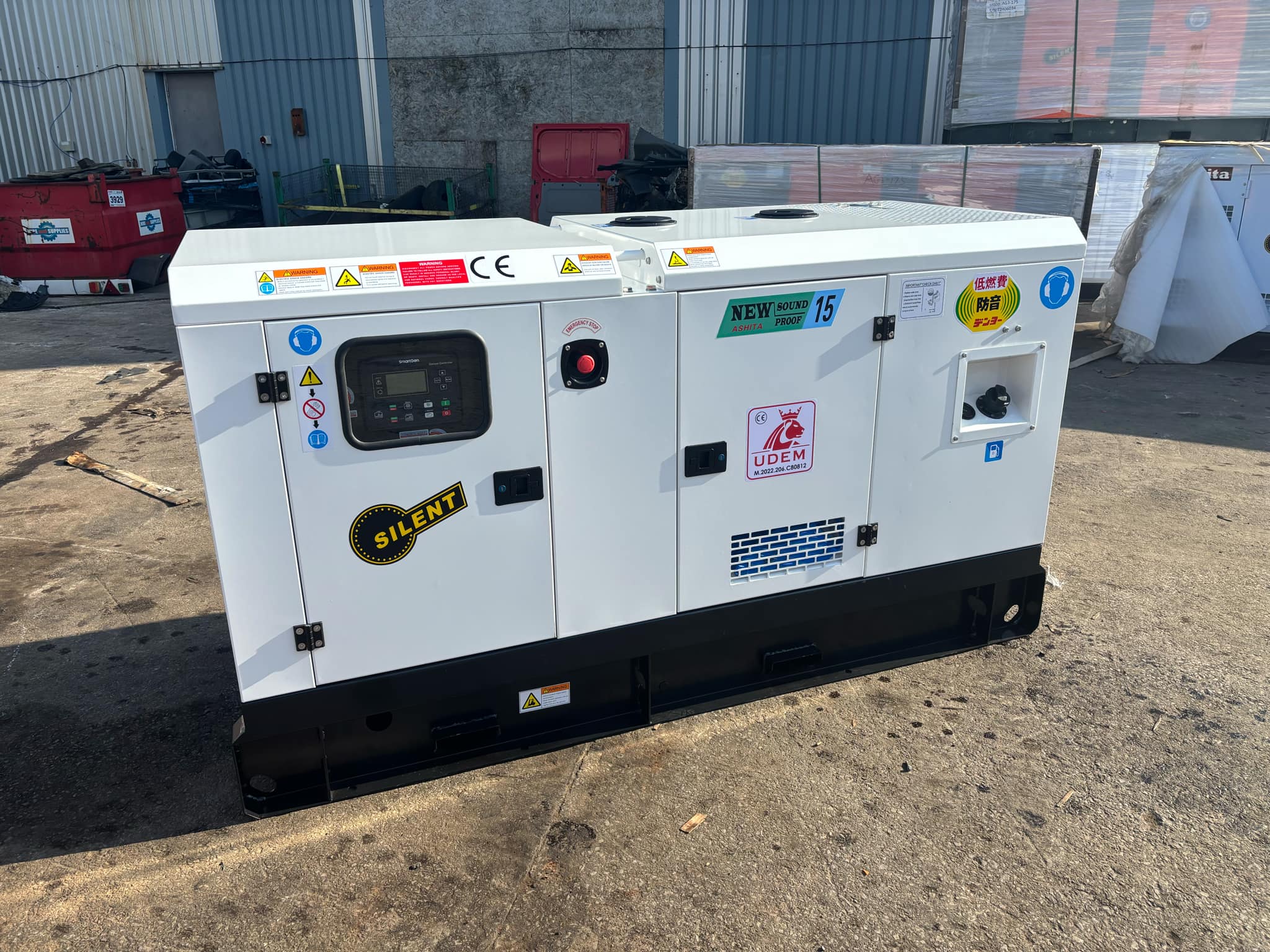 15KVA Silent Diesel Generator – Single Phase 230V | Yangdong YND490D E ...